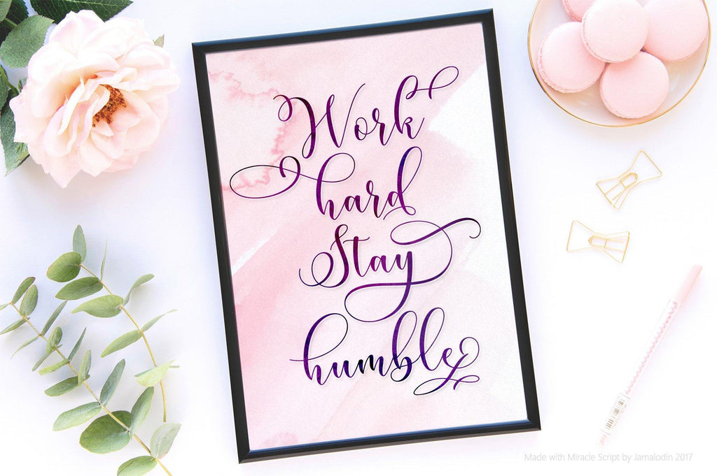 Miracle Script - So Fontsy