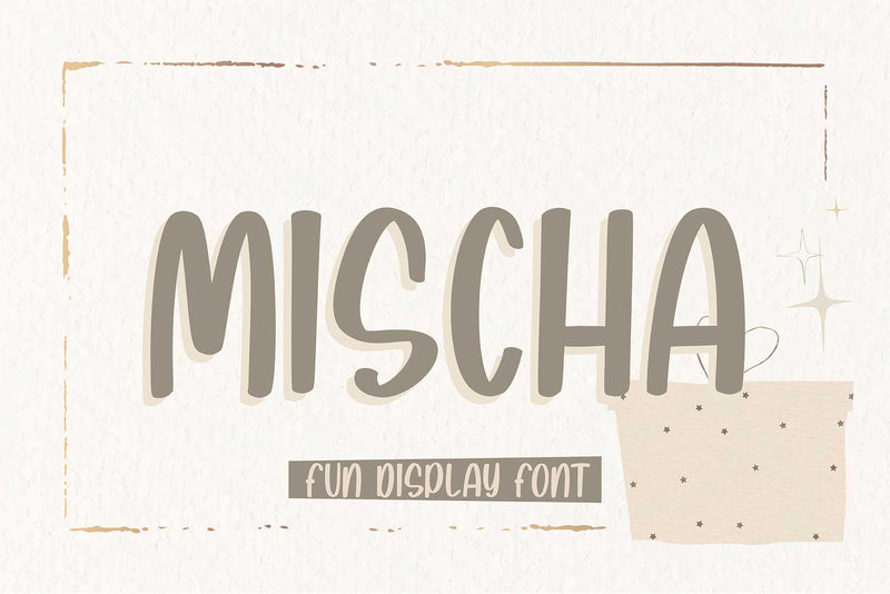 Mischa - Fun Display Font - So Fontsy