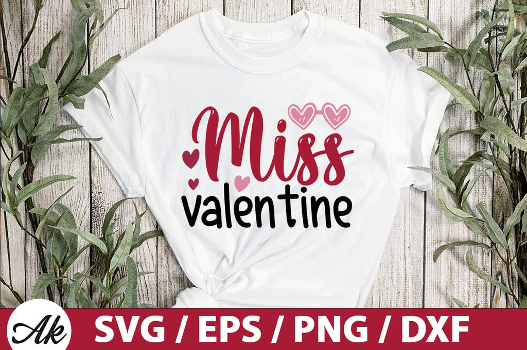 Miss valentine SVG - So Fontsy