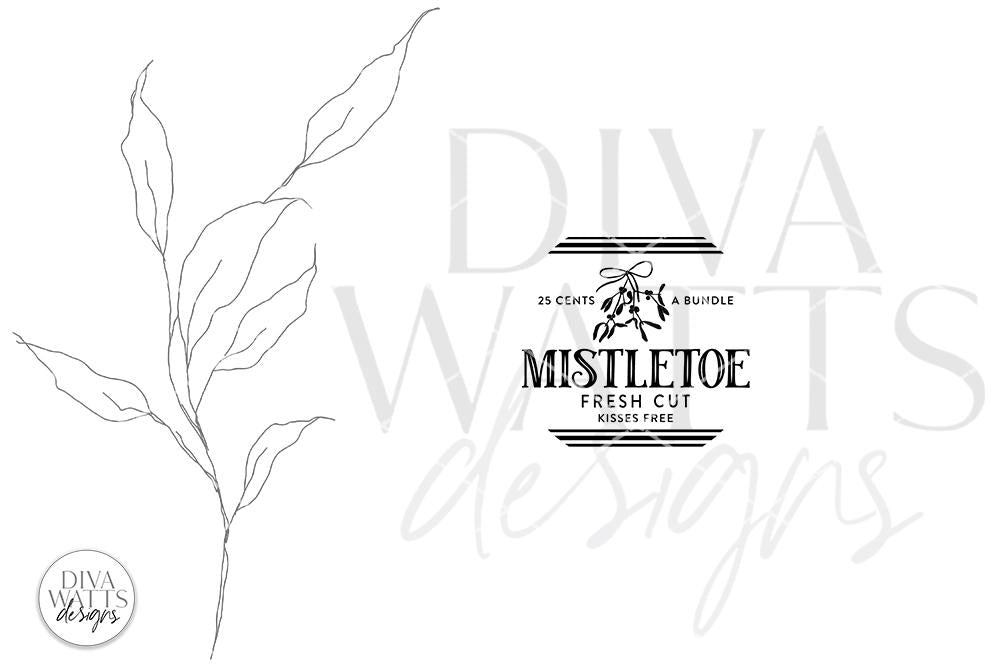 Mistletoe SVG | Christmas / Winter Design - So Fontsy