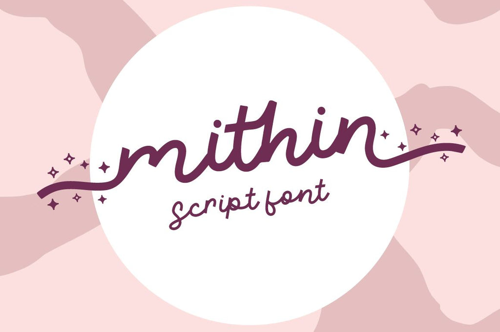 Mithin - script font - So Fontsy
