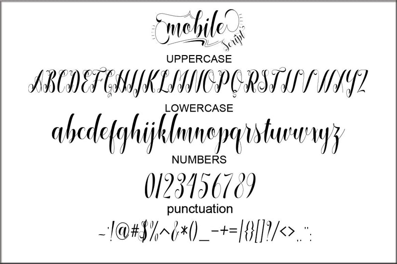 Mobile Script - So Fontsy