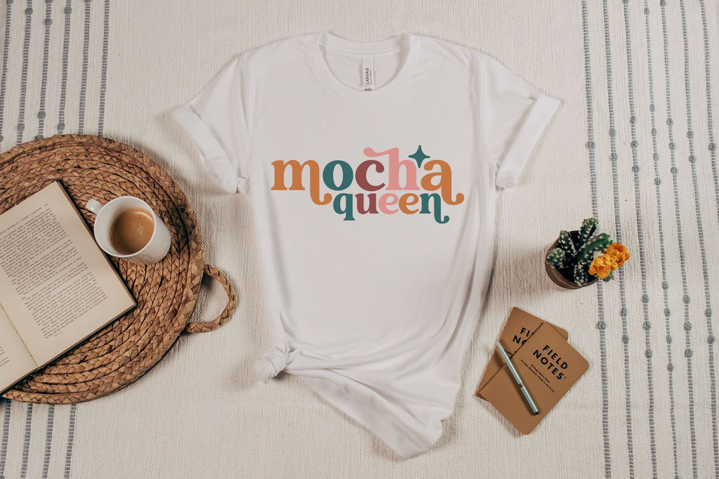 Mocha Queen SVG | Coffee SVG | PNG | DXF - So Fontsy