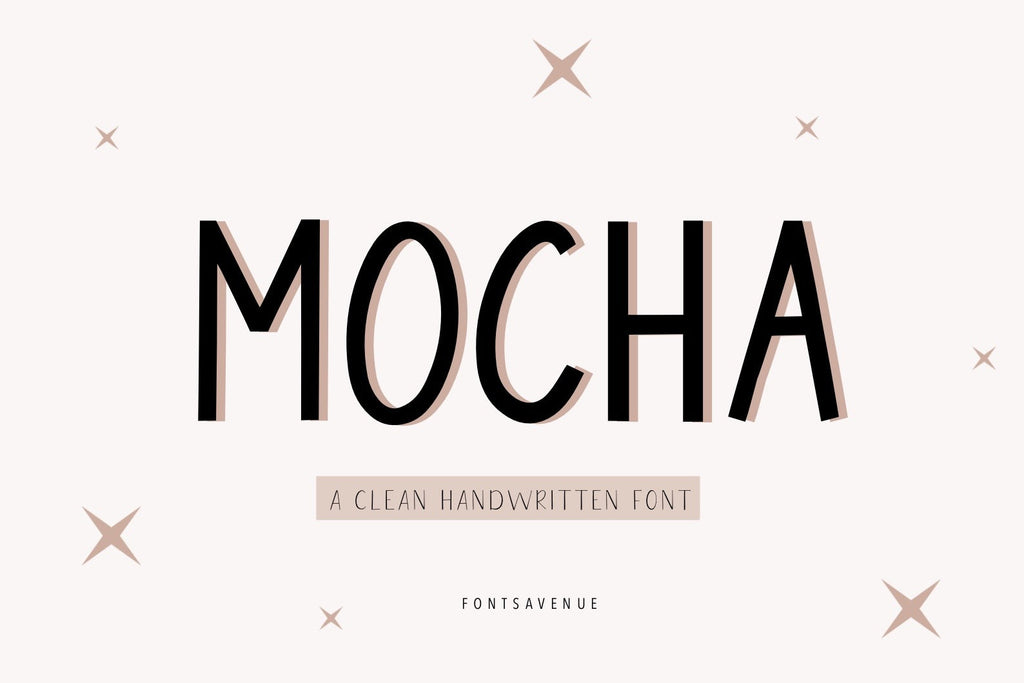 Mocha | Uppercase Sans Serif Font - So Fontsy