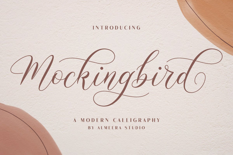 Mockingbird | Modern Calligraphy - So Fontsy