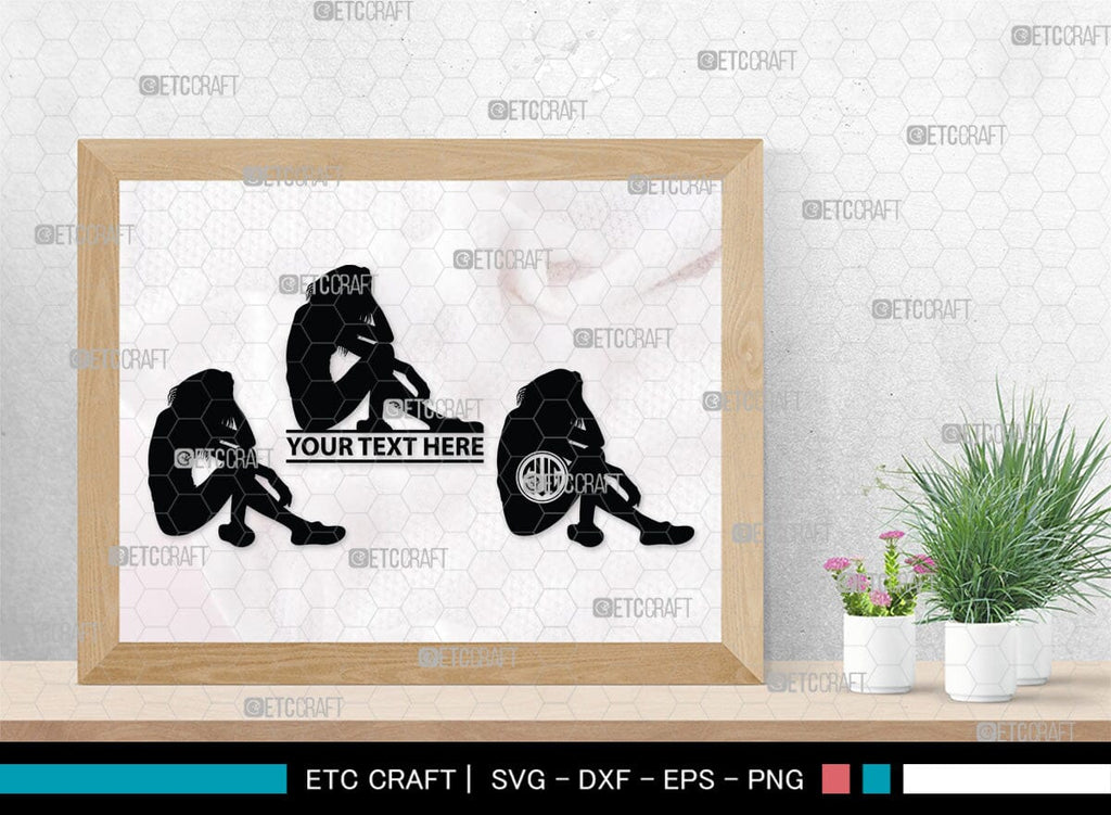 Models Monogram, Models Silhouette, Models SVG, Women Models Svg, Men ...