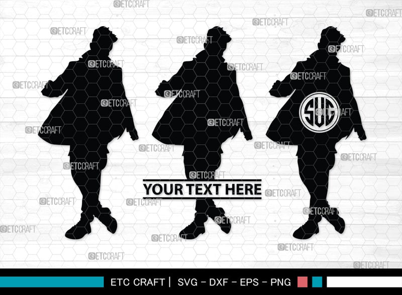 Models Monogram, Models Silhouette, Models SVG, Women Models Svg, Men ...