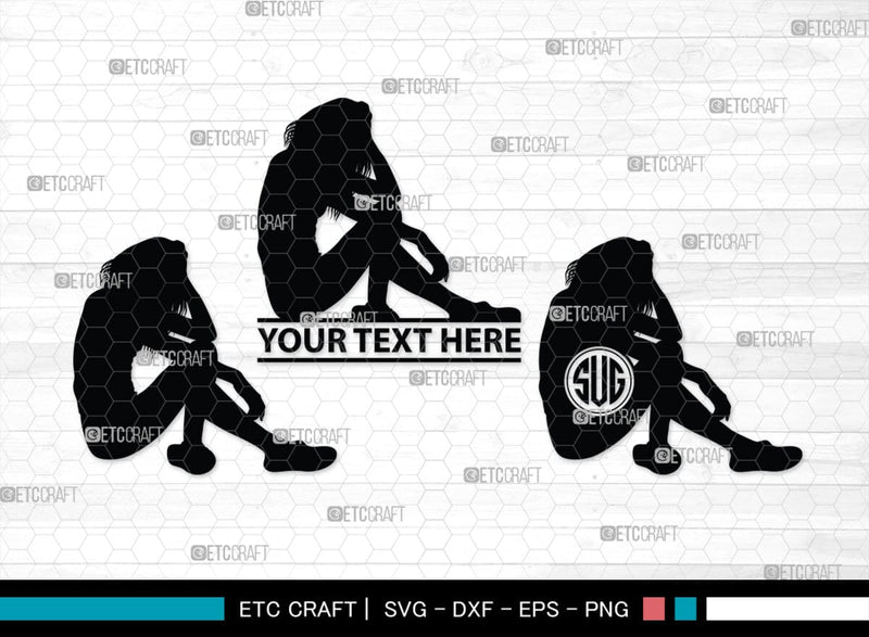 Models Monogram, Models Silhouette, Models SVG, Women Models Svg, Men ...