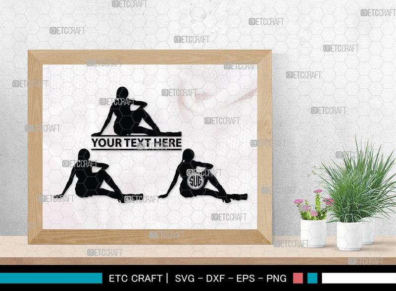 Models Monogram, Models Silhouette, Models SVG, Women Models Svg, Men ...