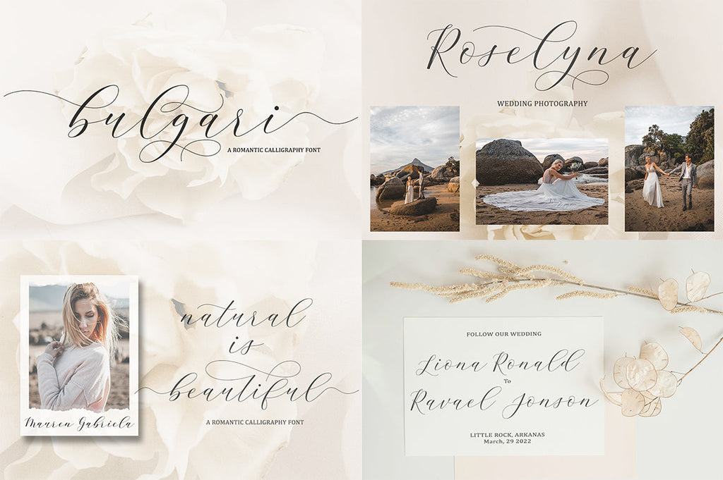Modern Calligraphy Font Bundle - So Fontsy
