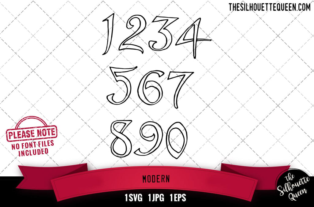 Modern numerals - So Fontsy