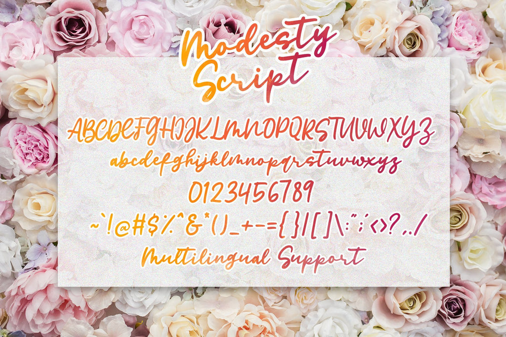 Modesty Script - Handwritten Font - So Fontsy