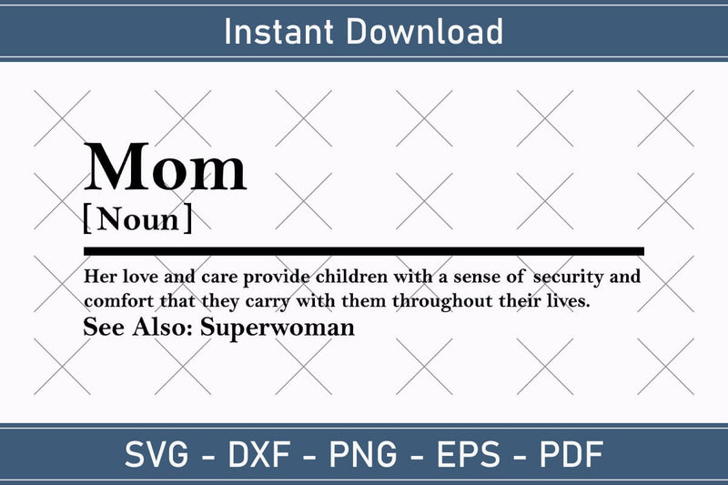 Mom Definition Svg, Mother Definition Svg, Mother's Day Svg, Mom quote ...