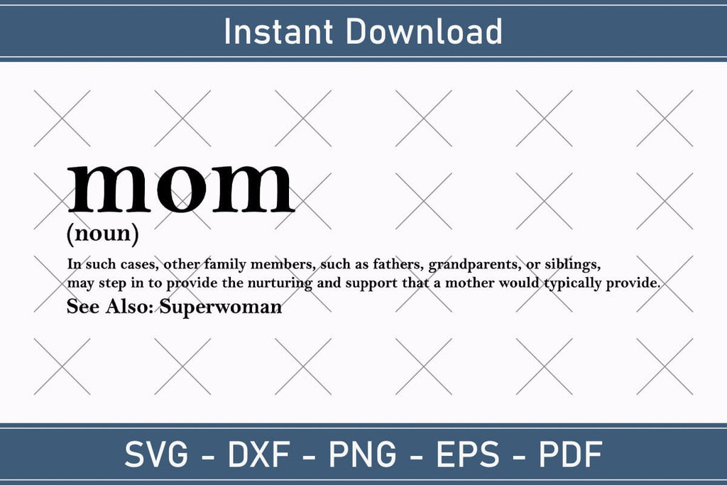 Mom Definition Svg, Mother Definition Svg, Mother's Day Svg, Mom quote ...