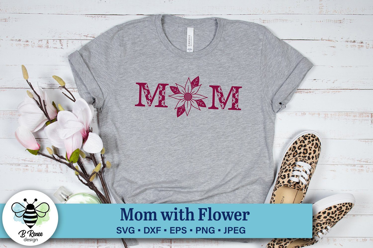 Mom Flower SVG - So Fontsy