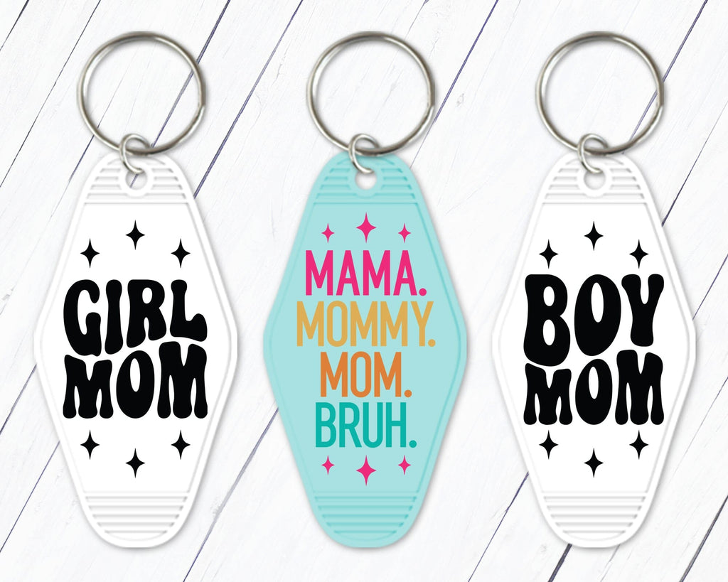 Mom Keychain SVG Bundle - Mom Motel Keychain SVG, Vintage Keychain SVG ...