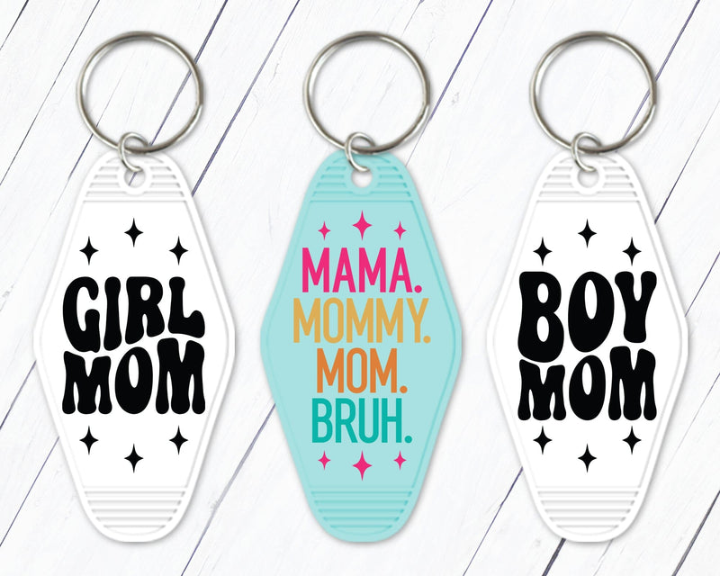 Mom Keychain SVG Bundle - Mom Motel Keychain SVG, Vintage Keychain SVG ...