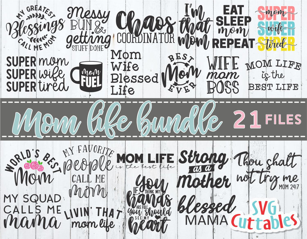 Mom Life Bundle - So Fontsy