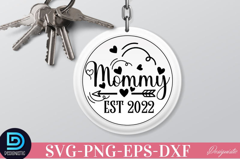 MOM life keychain SVG Bundle, Mama Keychain SVG Bundle - So Fontsy