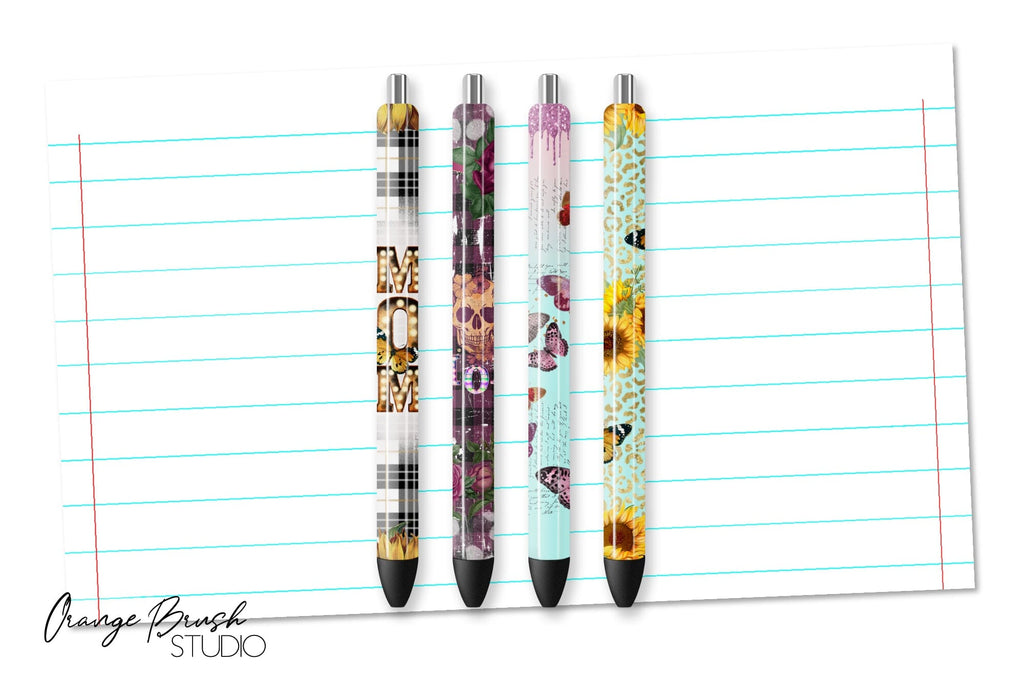 Mom Pen Wraps Sublimation Bundle Mothers Day Pen Waterslides - So Fontsy