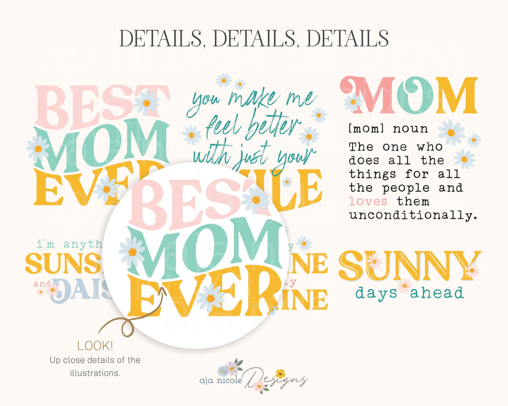 Mom Sublimation Bundle - So Fontsy