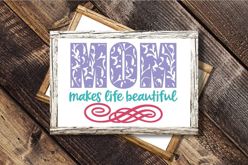 Mom SVG Cut File Bundle - Mother's Day SVG Bundle - So Fontsy