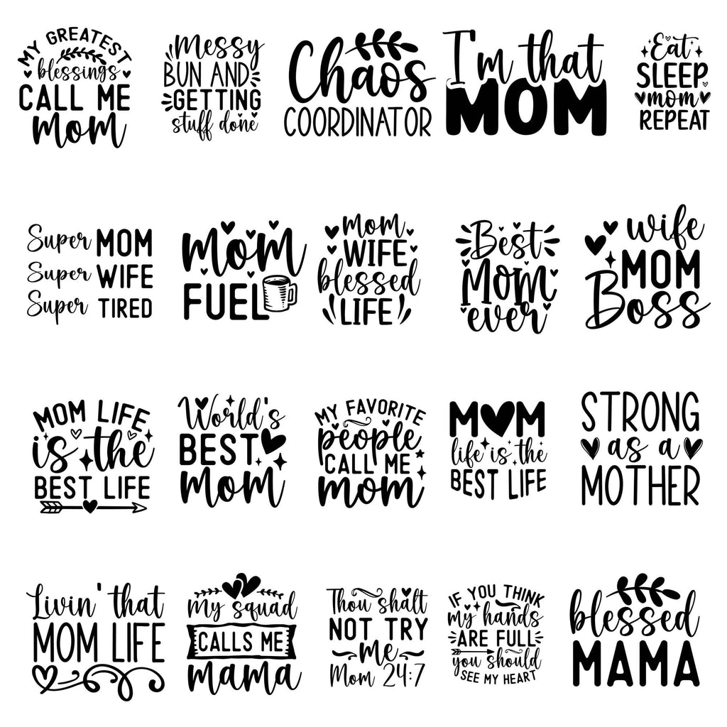 Mom SVG Quote Bundle - So Fontsy