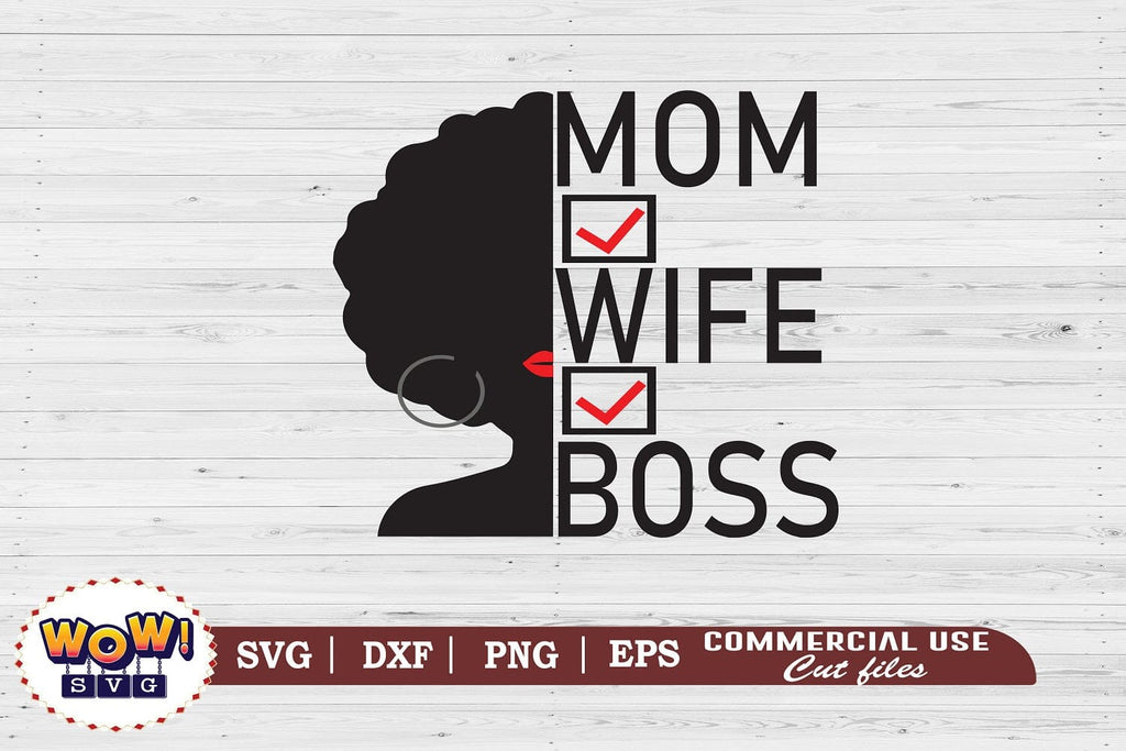 Mom wife boss SVG, working woman shirt,working mom, woman in business ...