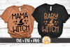 Mommy and Me Halloween SVG - Mama Witch | Baby Witch - So Fontsy