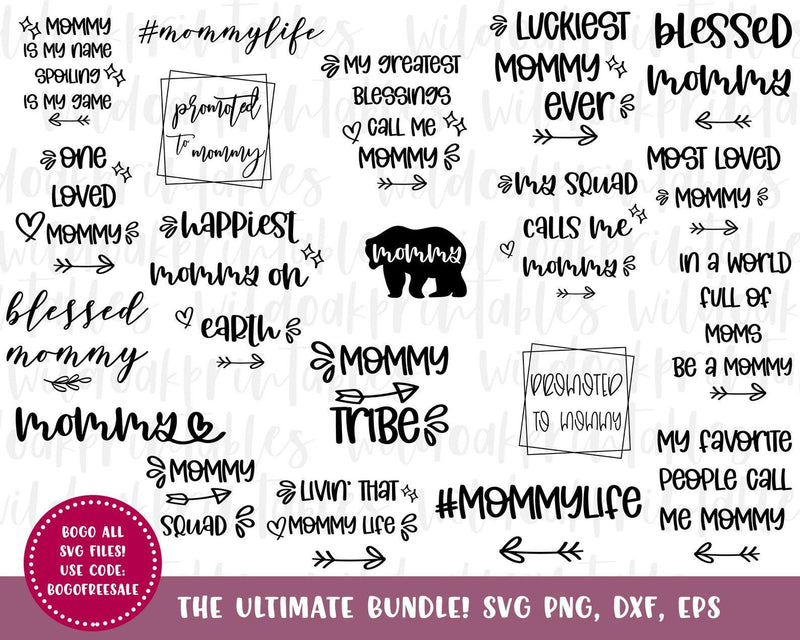 mommy life svg, mommy svg, mommy svg bundle, funny mommy svgs, blessed ...