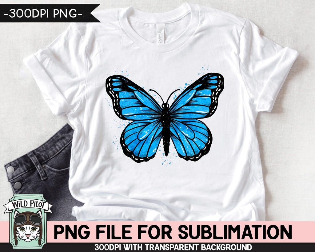 Monarch Butterfly PNG SUBLIMATION, Watercolor Butterfly Sublimation ...