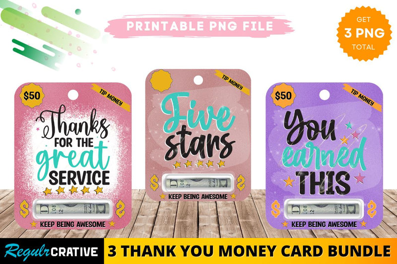 Money Card Mega Bundle PNG | Money Holder PNG Designs - So Fontsy