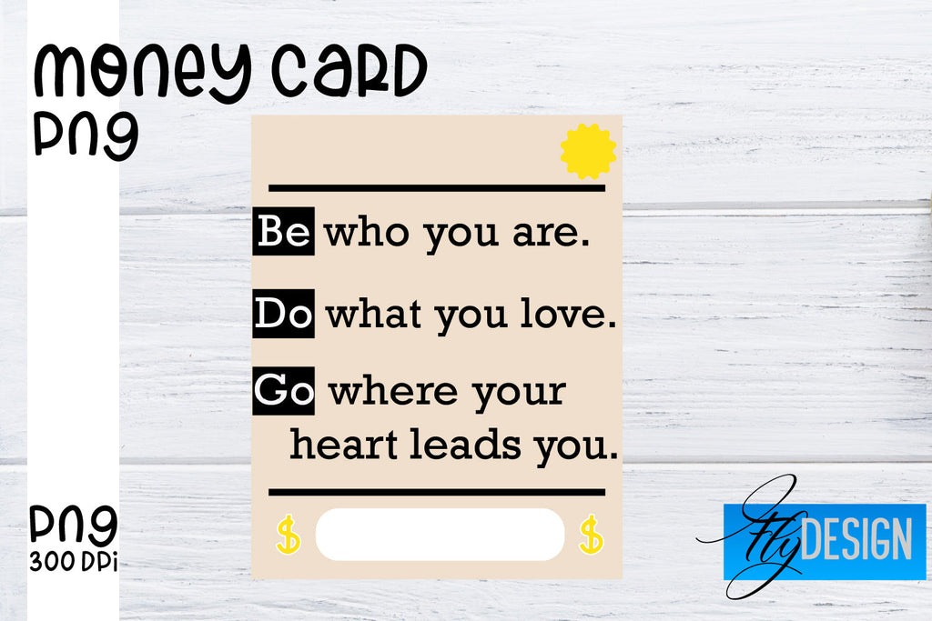 Money Card PNG Designs | Money Holder Printable - So Fontsy