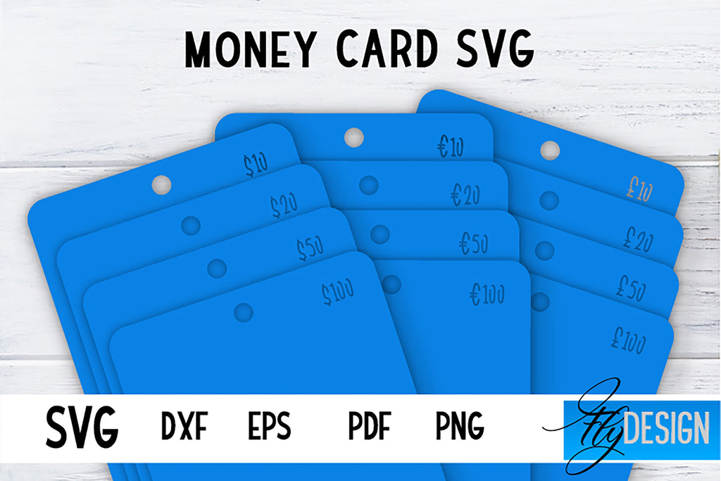 Money Card SVG | Happy Birthday Money Holder | HB Design - So Fontsy