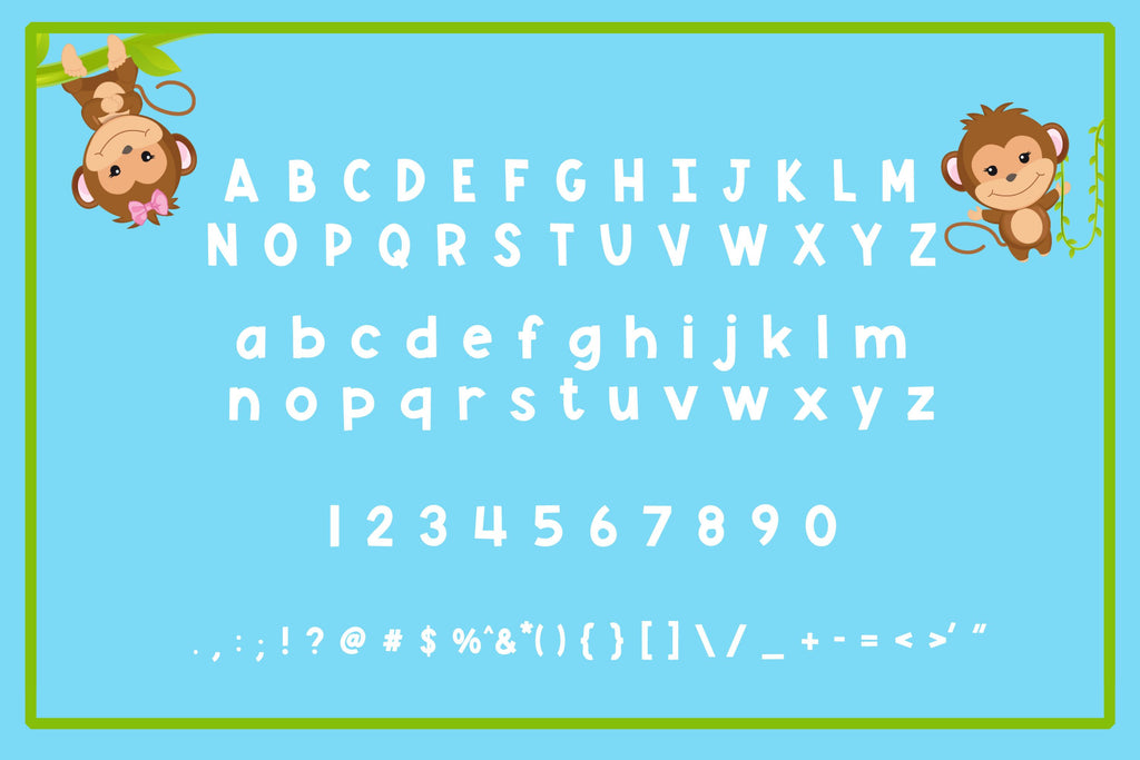 Monkey Mayhem - A fun and playful font - So Fontsy