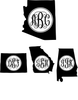 Monogram Elaborate Script States Font - So Fontsy
