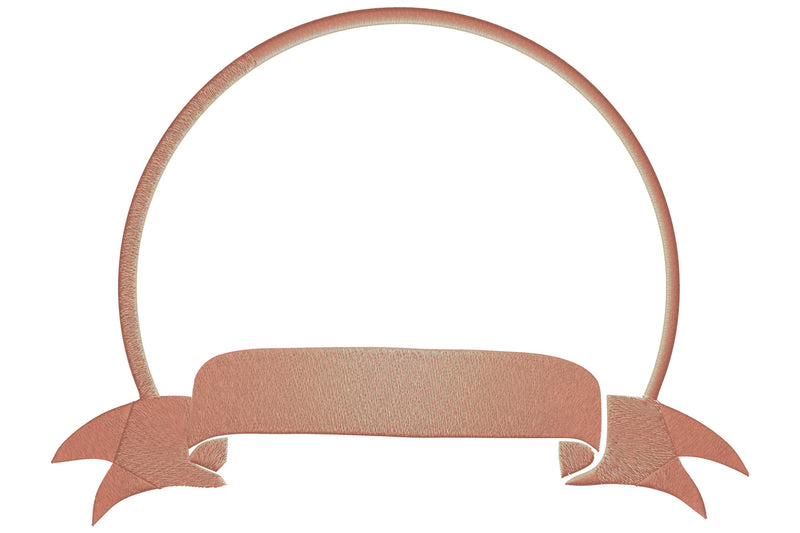 Monogram embroidery frame - So Fontsy