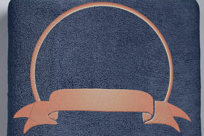 Monogram embroidery frame - So Fontsy