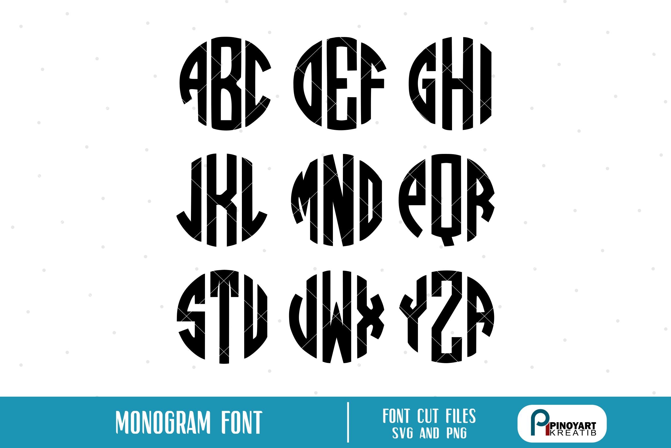 Monogram Font - So Fontsy