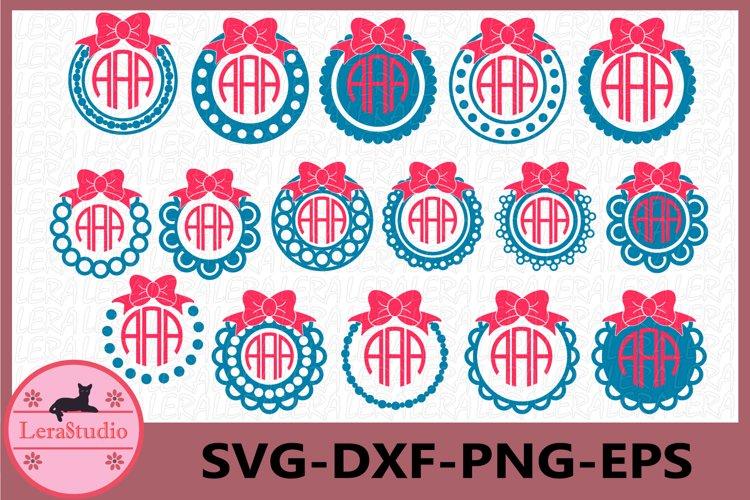 Monogram Frames SVG - So Fontsy