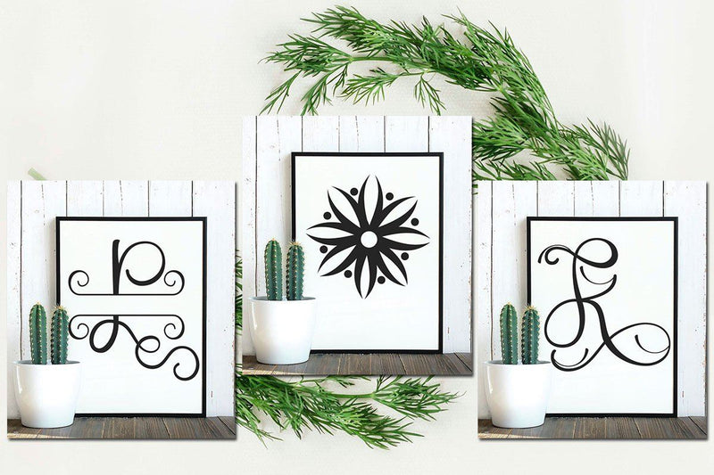 Monogram Handwriting font family - So Fontsy