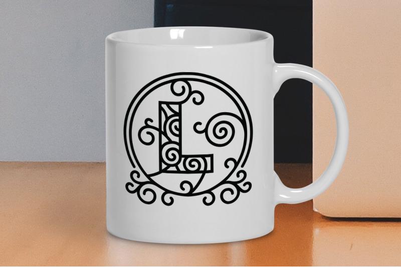 Monogram Letter L - So Fontsy