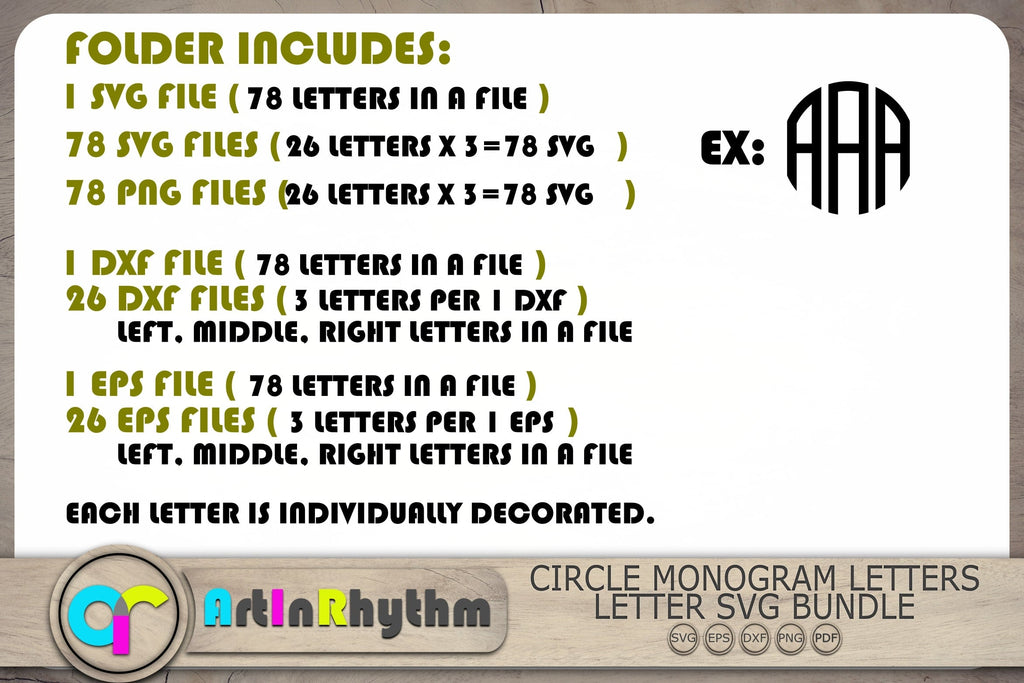 Monogram Letters Svg, Monogram Svg, Alphabet Svg - So Fontsy