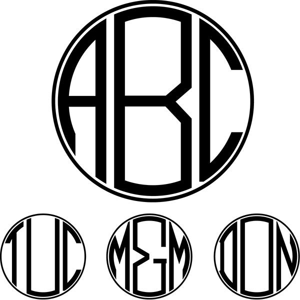 Monogram Ring Font | So Fontsy