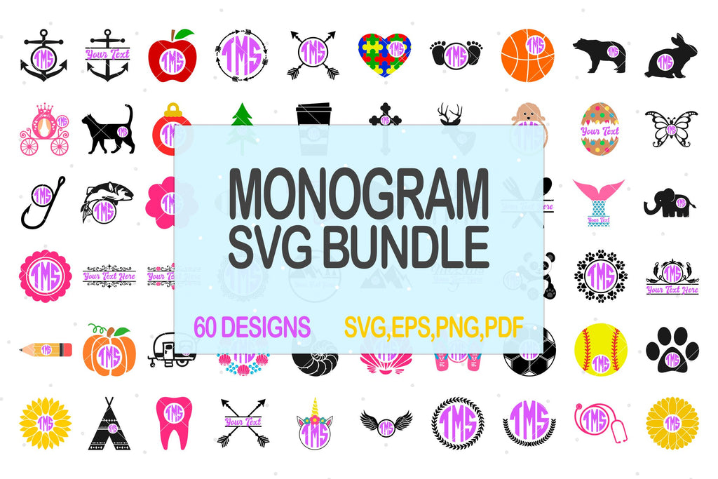 Monogram Svg Bundle - So Fontsy