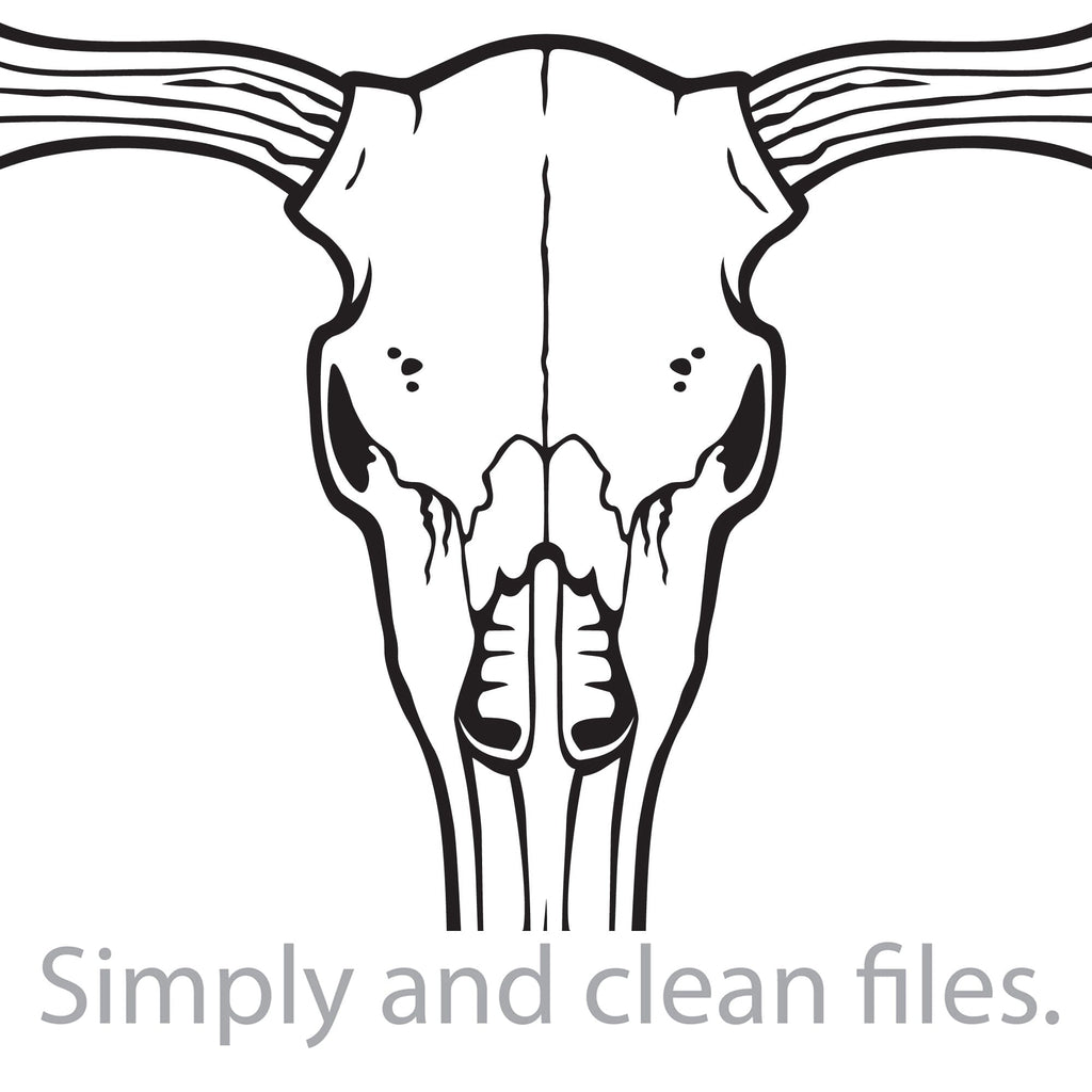 Moose Skull with Antlers. Cut files for Cricut. Clip Art silhouettes ...