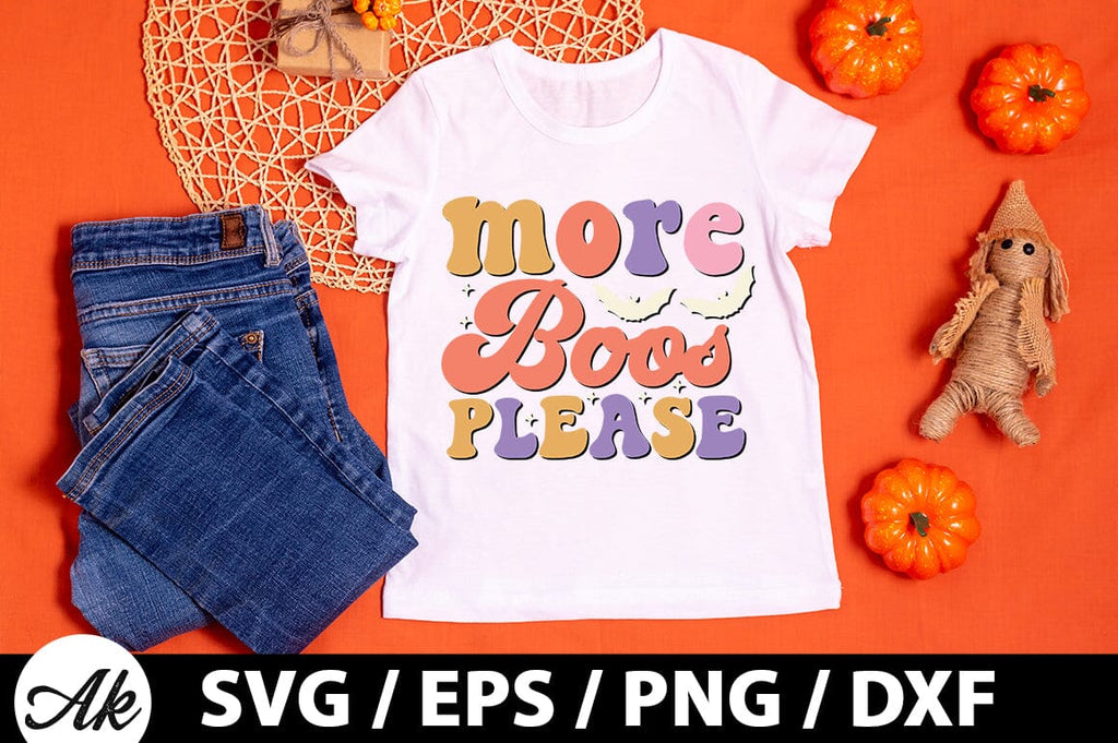 More boos please Retro SVG - So Fontsy