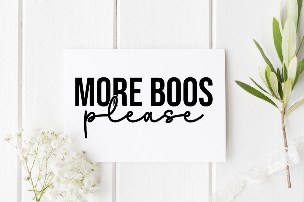 More boos please svg - So Fontsy
