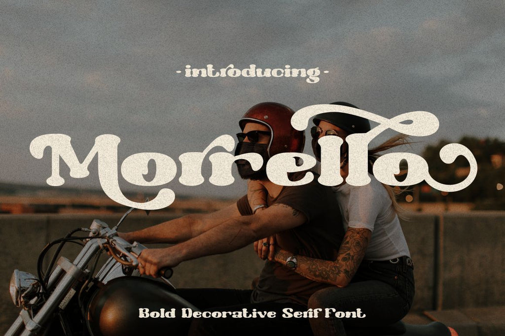 Morrello - Bold Retro Decorative Serif Font - So Fontsy