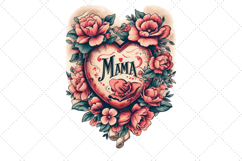 Mothers Day sublimation Clipart Bundle, Mama, Mom, Mother's Day - So Fontsy